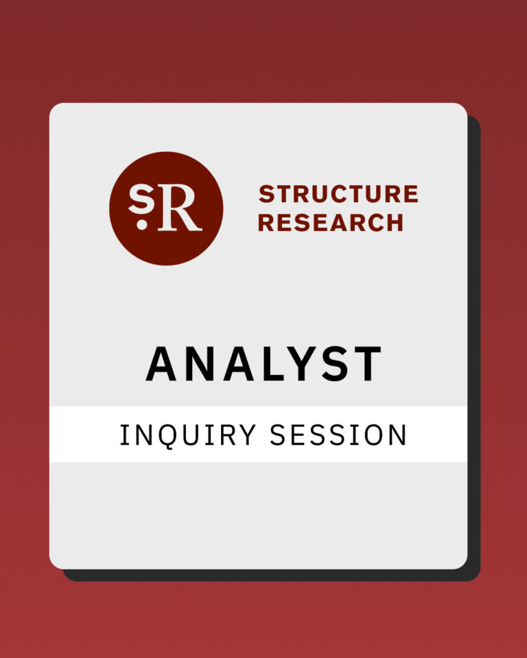 Analyst Inquiry Session - Speaking Engagement - Structure Research | Global Digital ...